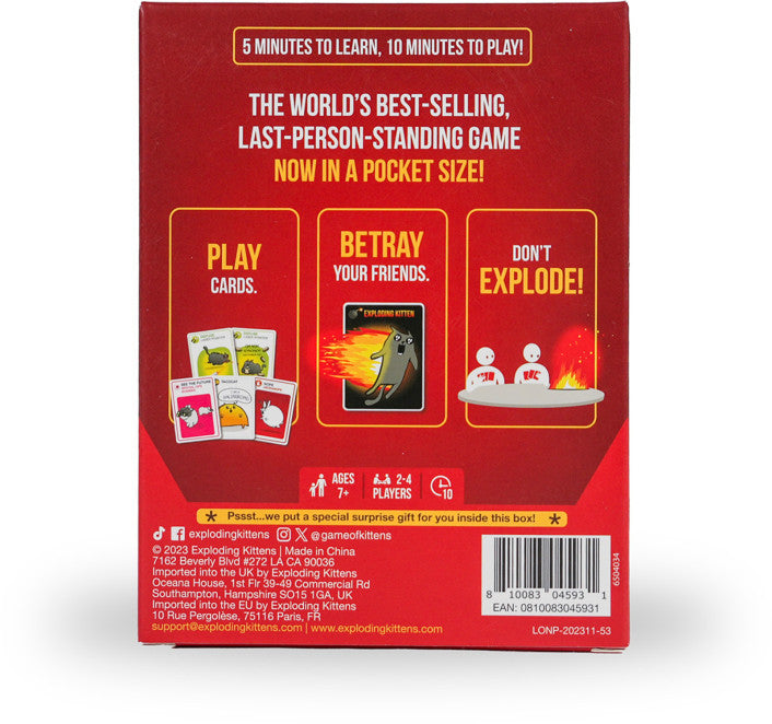Exploding Kittens - Grab & Game – Stone Monkey