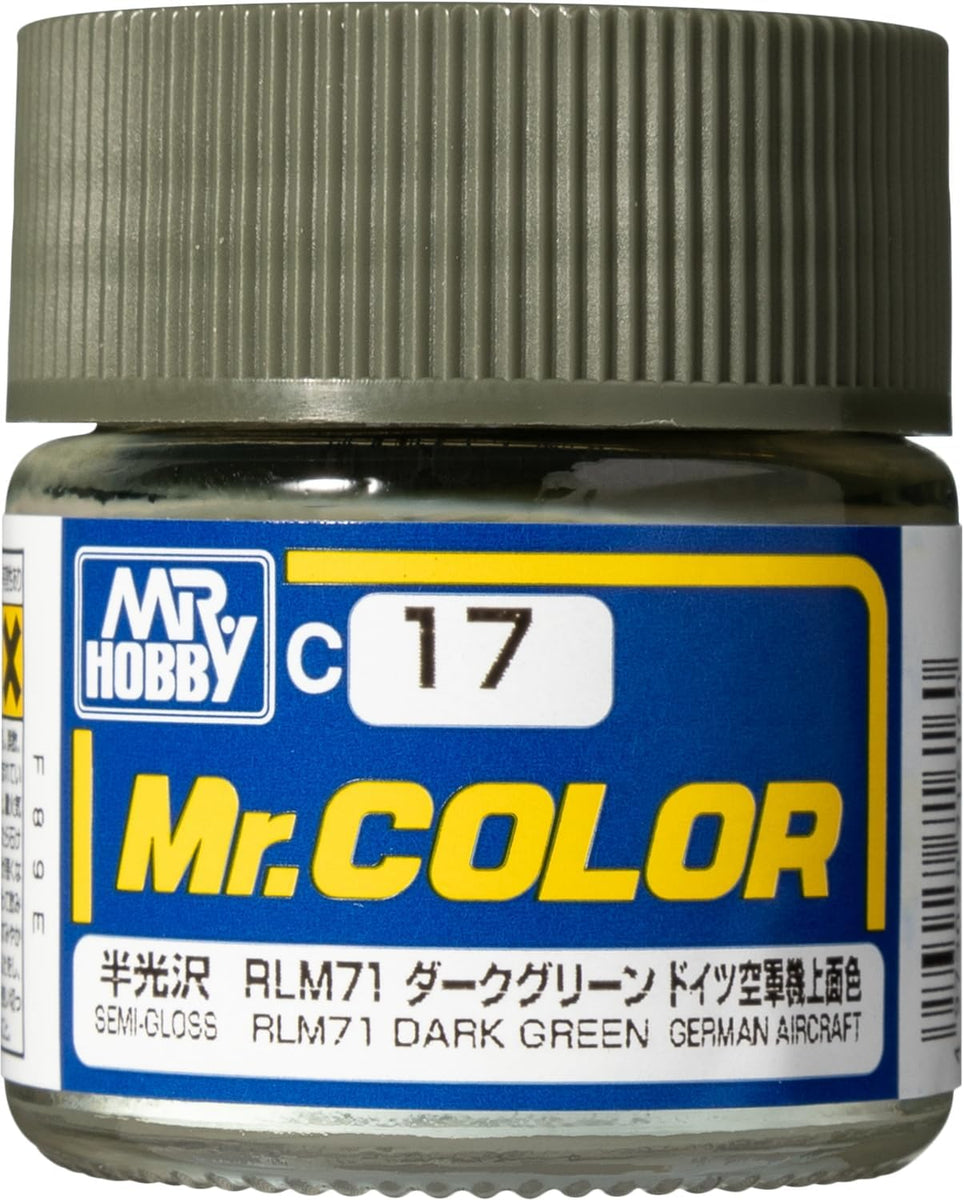 Mr Hobby - C17 - Mr Color RLM71 Dark Green Semi Gloss - 10ml – Stone Monkey