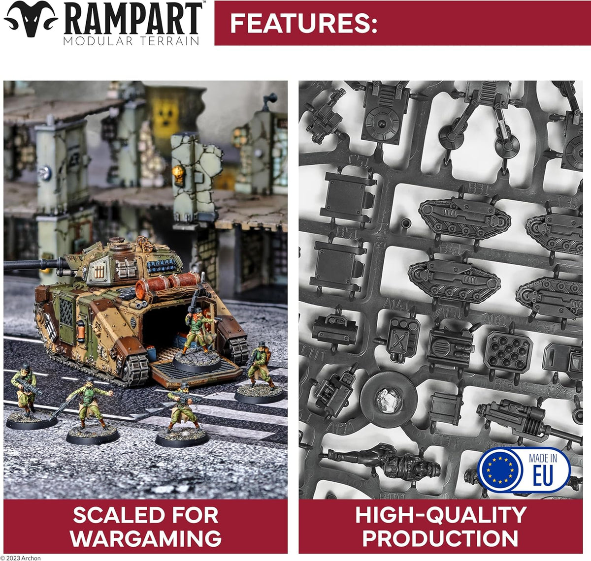 Rampart Modular Terrain: City Ruins - RAM0007 – Stone Monkey