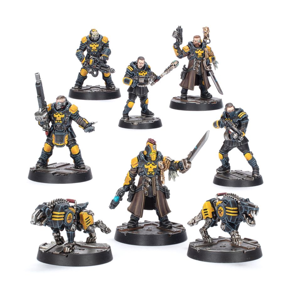 Necromunda: Palanite Enforcer Captains & Sergeants – Stone Monkey
