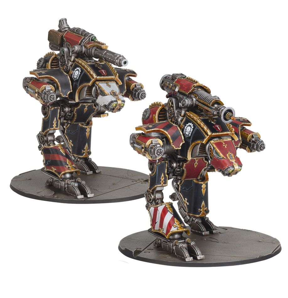 Legions Imperialis: Dire Wolf Heavy Scout Titans – Stone Monkey