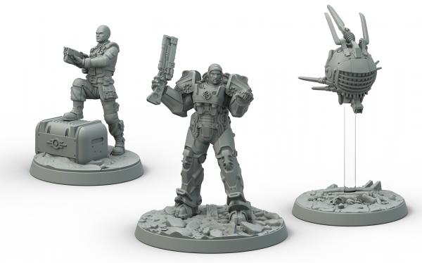 Fallout Wasteland Warfare - Brotherhood of Steel Knight-Captain Cade a ...