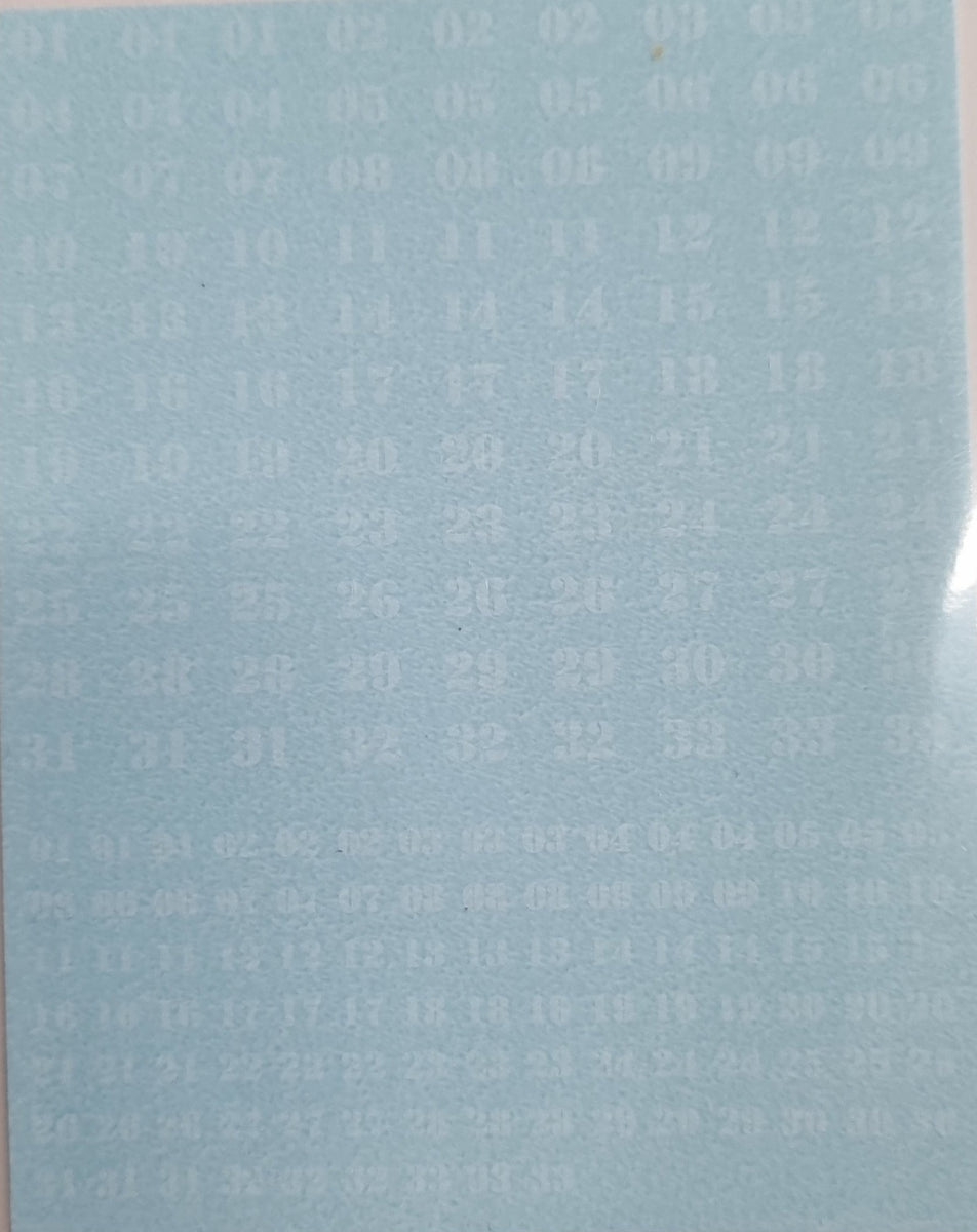 Battletech - Decals - Accessories - Numbers - Stencil Numbers - 01-33 ...