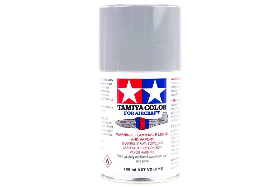 Tamiya - 86507 - AS-7 Neutral Grey (USAF) Lacquer Spray Paint 100ml ...