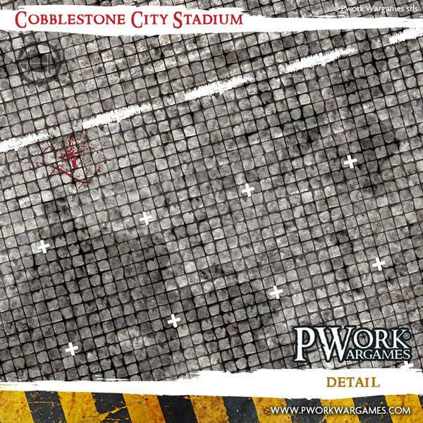 PWork - Blood Bowl - Cobblestone Stadium - Fantasy Football Mat – Stone ...
