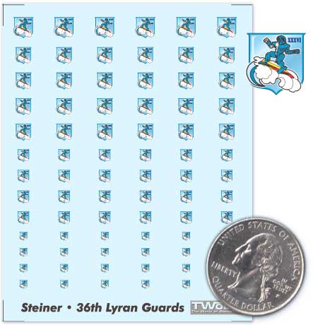 Battletech - Decals - Inner Sphere - Steiner - 36th Lyran Guards ...