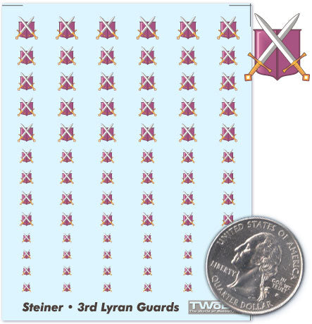 Battletech - Decals - Inner Sphere - Steiner - 3rd Lyran Guards – Stone ...