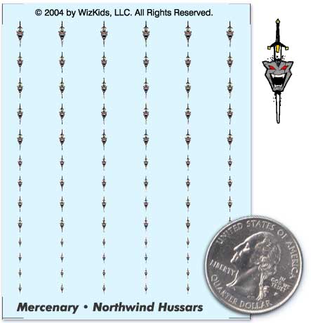 Battletech - Decals - Mercenary - Northwind Hussars – Stone Monkey