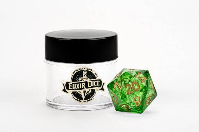 Fanroll: MDG Individual d20 Dice: Liquid Core Aegis of Hope – Stone Monkey