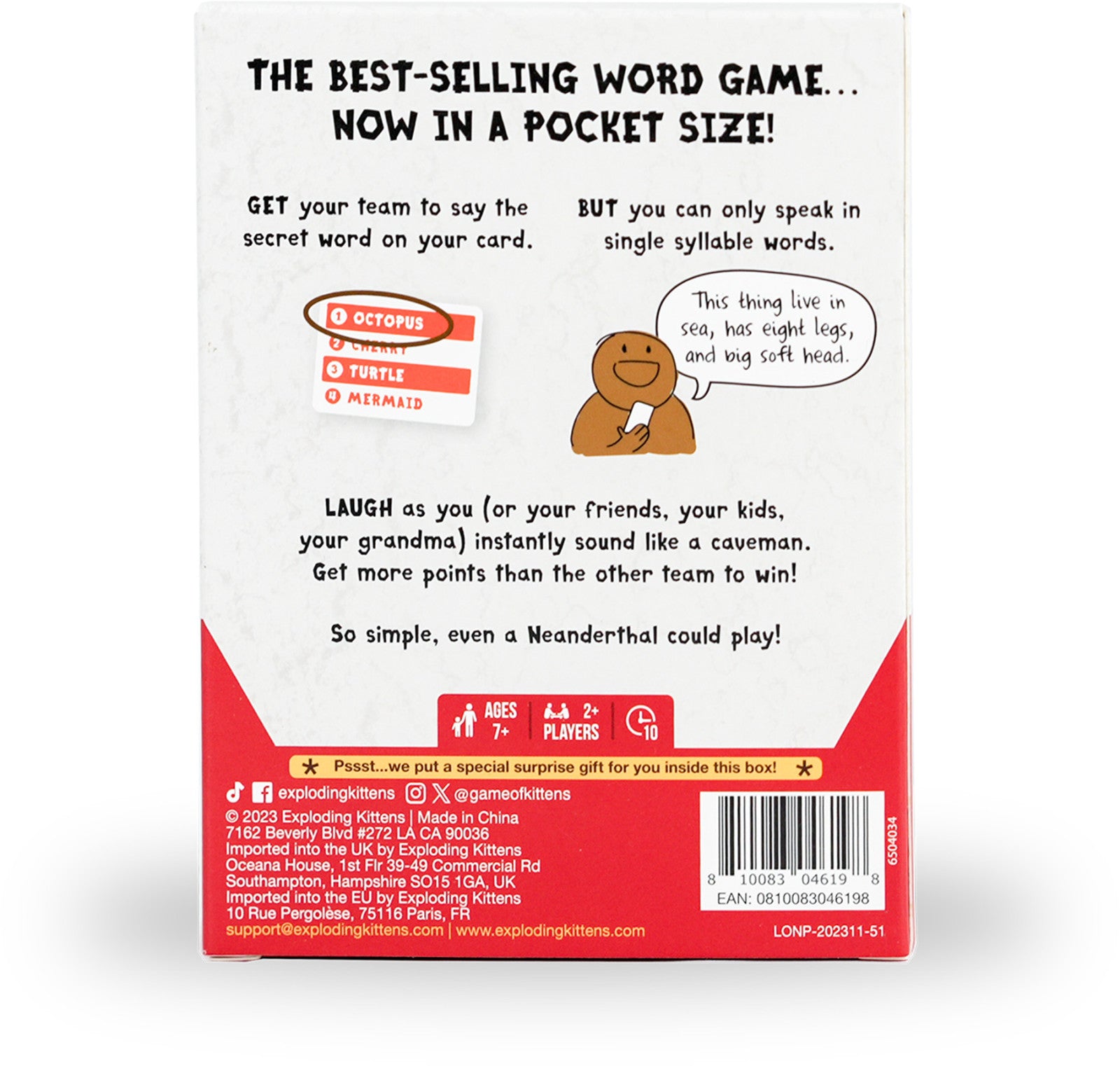 Poetry For Neanderthals - Grab & Game (by Exploding Kittens) – Stone Monkey