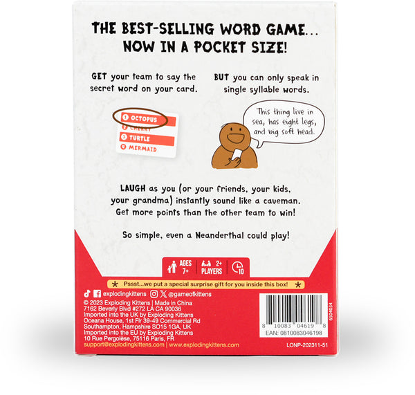 Poetry For Neanderthals - Grab & Game (by Exploding Kittens) – Stone Monkey
