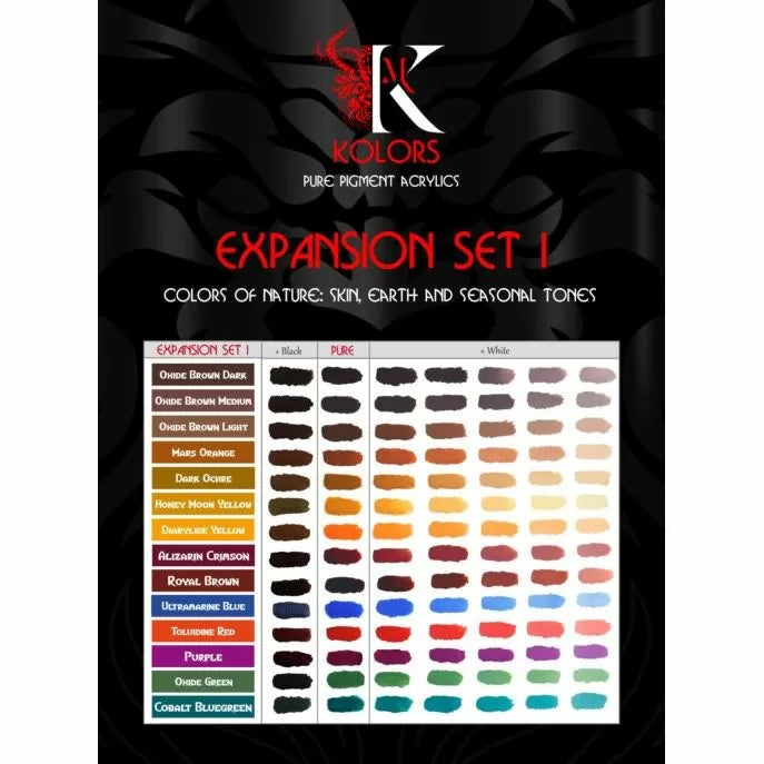 Kimera Kolors Pure Pigments Expansion Set: Colors of Nature – Stone Monkey
