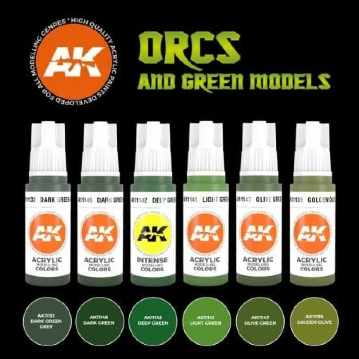 AK Interactive 3Gen Sets - Orcs And Green Creatures - AK11600 – Stone ...
