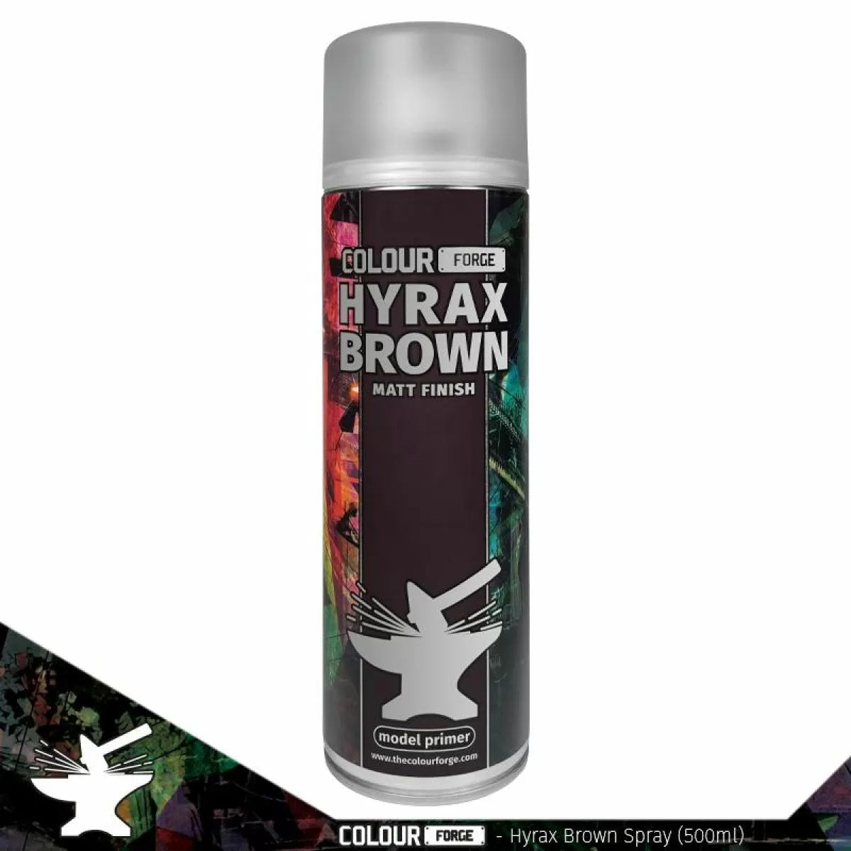 Colour Forge - TCF-SPR-031 - Aerosol Spray Primer - Hyrax Brown 500ml ...