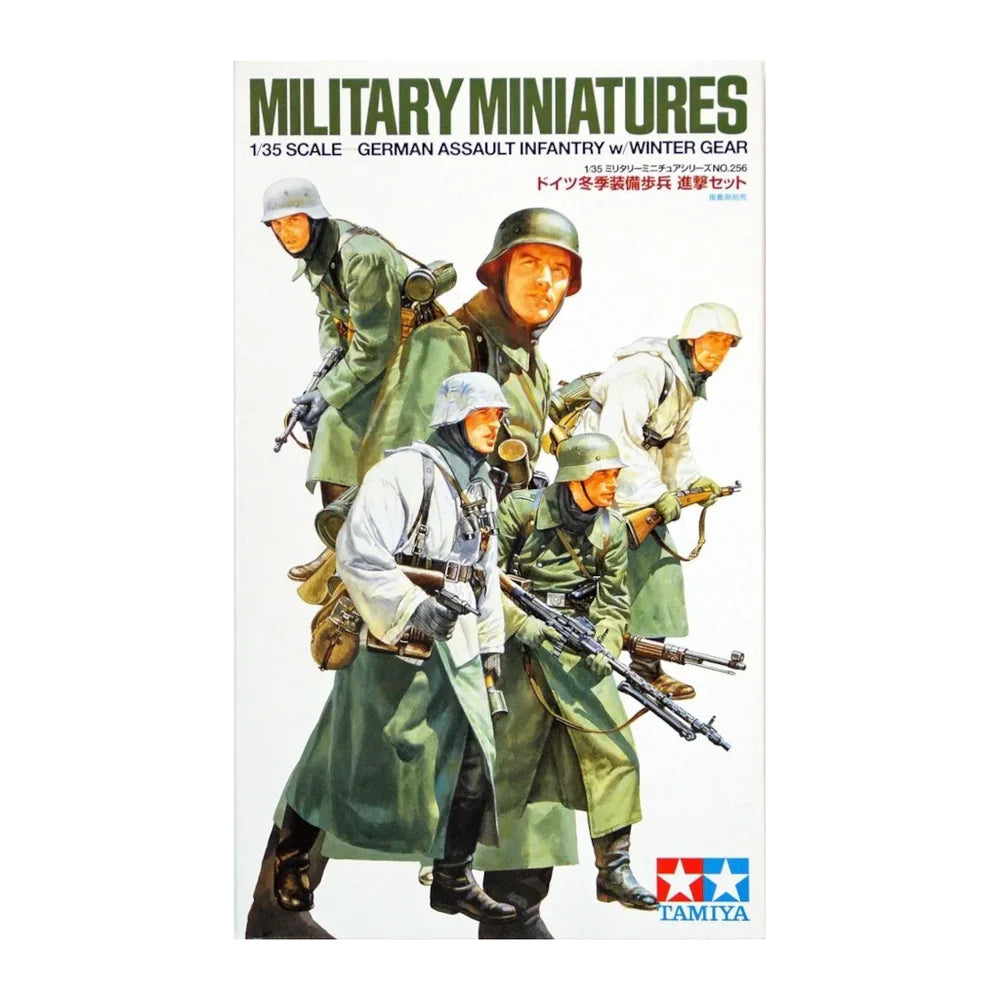 Tamiya 1/35 German Assault Infantry w/Winter Gear - 35256 – Stone Monkey