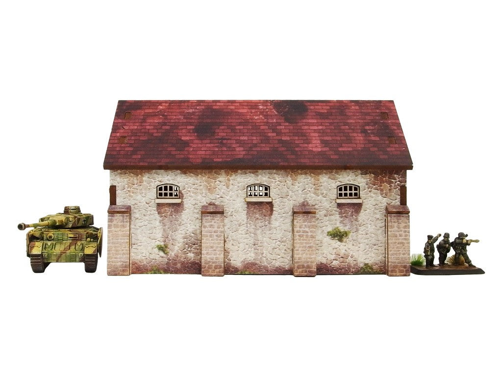 WW2 Normandy Cowshed (Pre-painted 15mm) – Stone Monkey