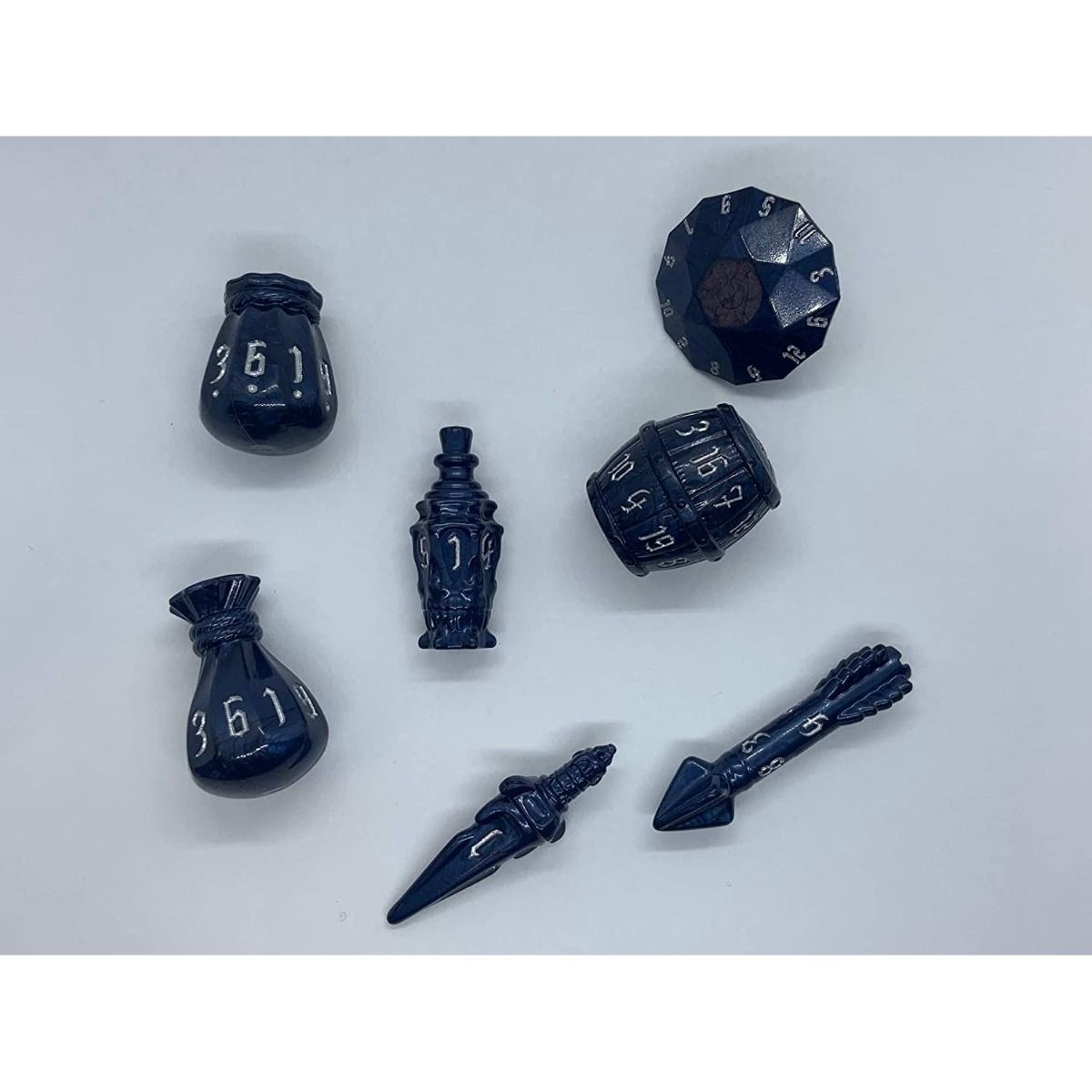 PolyHero Dice Rogue Set: Midnight Blue – Stone Monkey