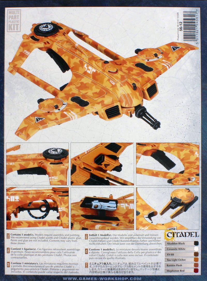 T'au Empire: AX39 Sunshark Bomber/ Razorshark Strike Fighter – Stone Monkey