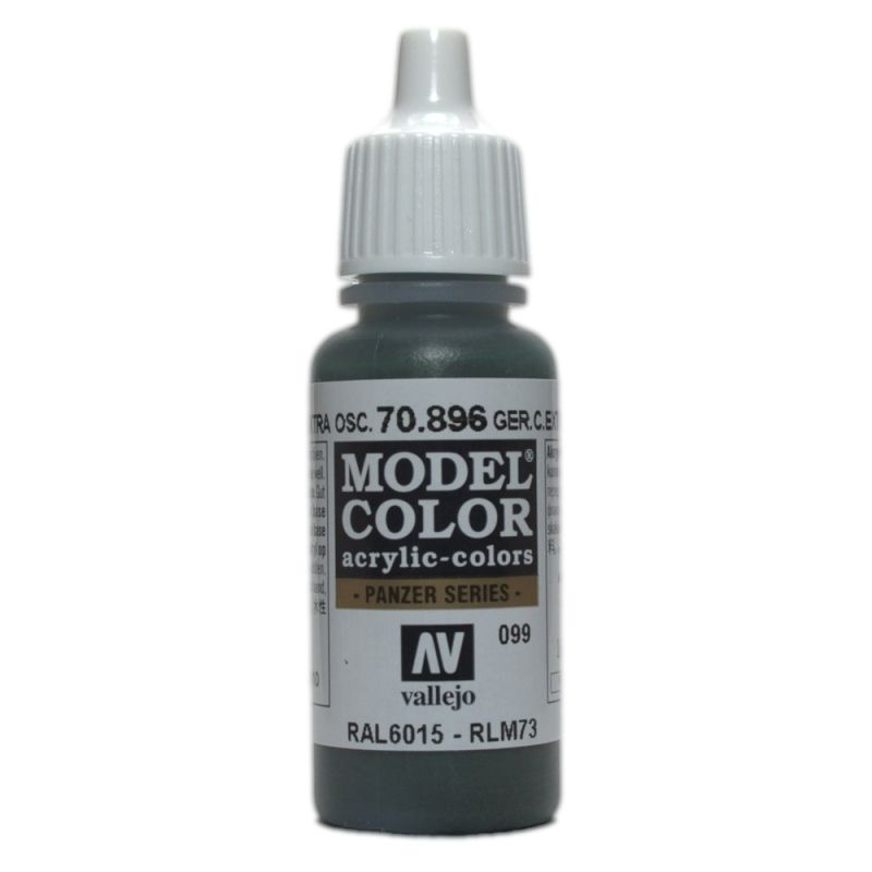 Vallejo Model Color - German Cam Extra Dark Green 17 ml (Old Formulati ...