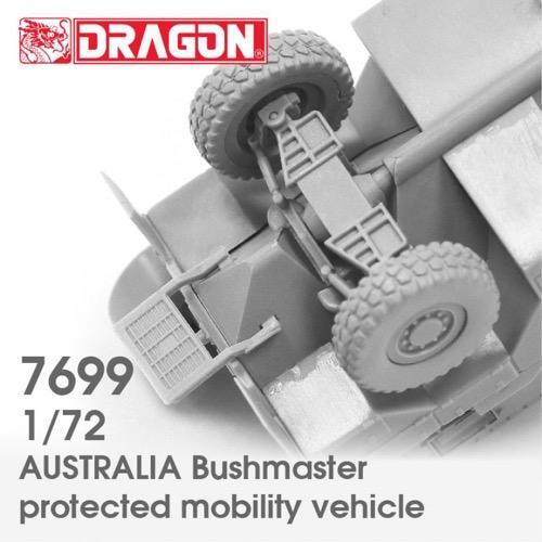 Dragon 1/72 Bushmaster Protected Mobility Vehicle Plastic Model Kit Au ...