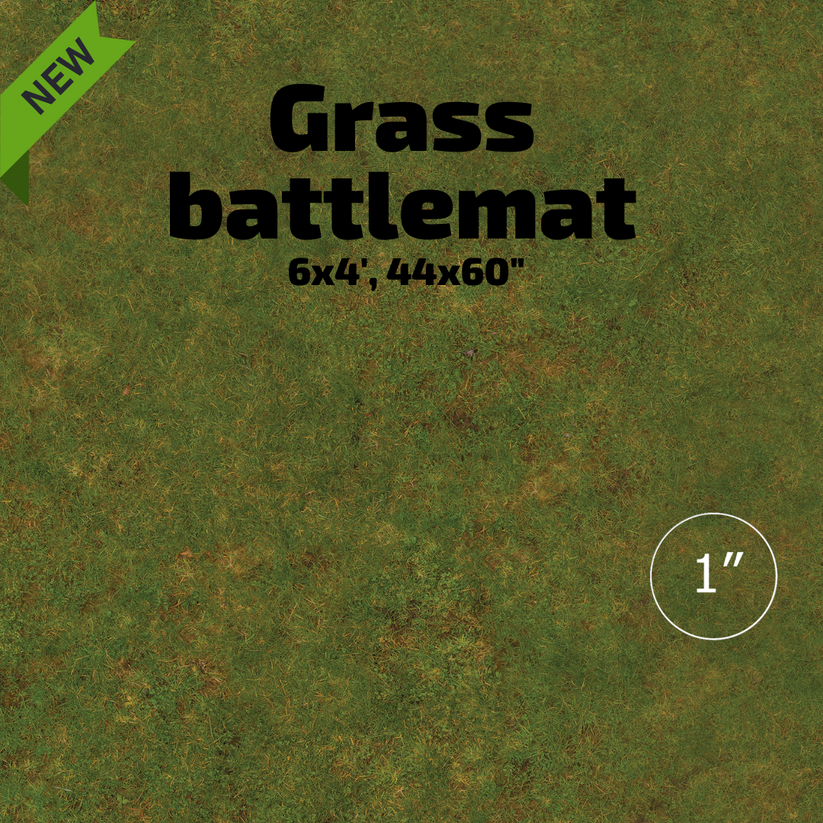 Modifx - Battlemat - Grass Battlemat - 44" x 60" – Stone Monkey