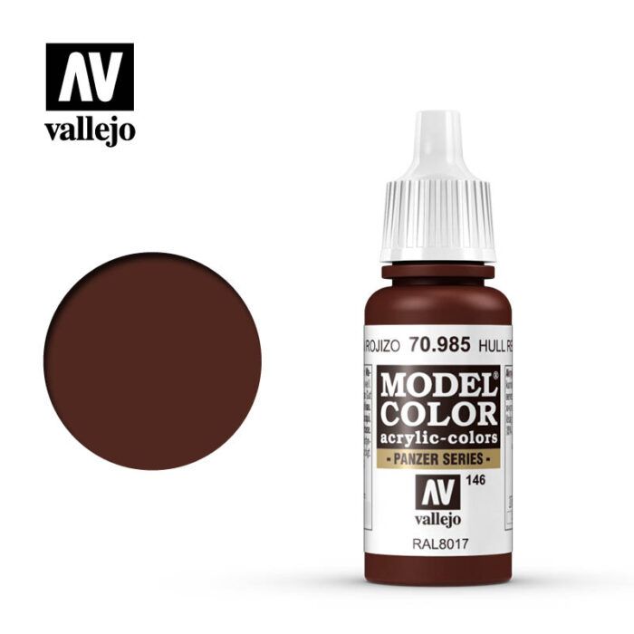 Vallejo Model Color - Hull Red 17 ml (Old Formulation) – Stone Monkey