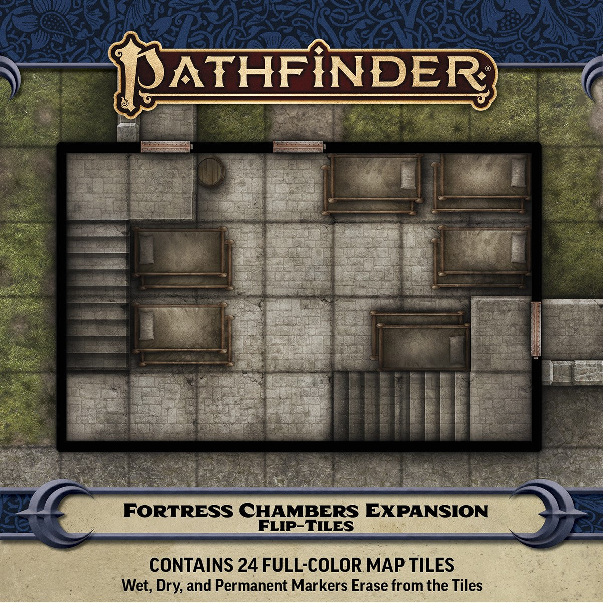 Pathfinder Accessories Flip Tiles Fortress Chambers Expansion – Stone ...
