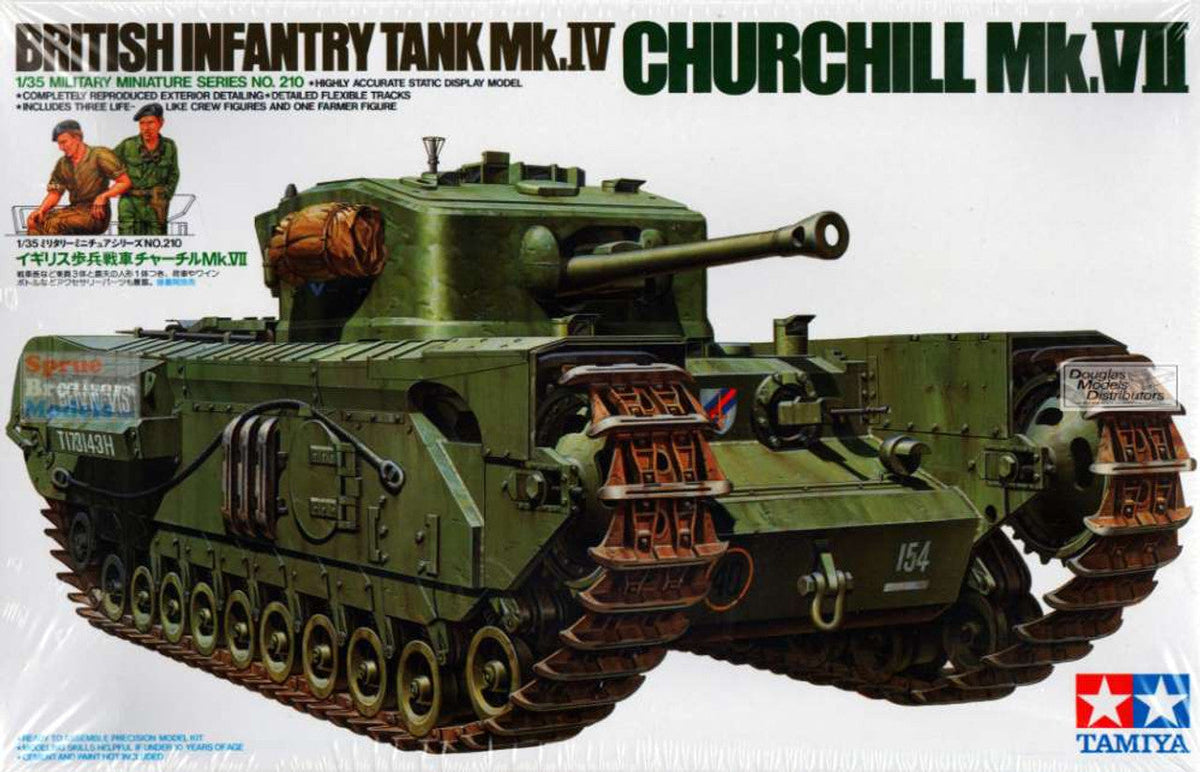Tamiya - 35210 - 1/35 British Churchill Mk.VII - Infantry Tank Mk.IV ...