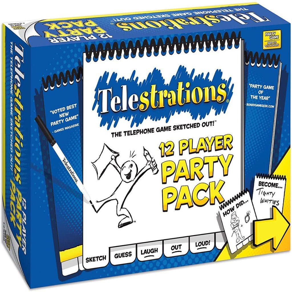 Telestrations 12 Player Party Pack – Stone Monkey
